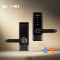 China Liliwise Smart Door Lock H1 WiFi BLE Fingerprint Card PIN Code 200 Capacity for Residential Airbnb for sale