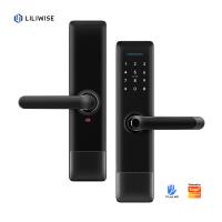 China Liliwise Smart Door Lock H2 Biometric Fingerprint WiFi BLE for Residential Airbnb 300mm for sale