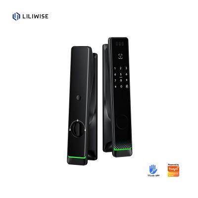 China Liliwise Tuya WiFi Smart Lock A02 Fingerprint Keyless Digital Door Lock 7.4V for sale