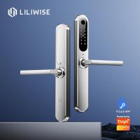 China Liliwise IP66 Waterproof Smart Door Lock with WiFi Fingerprint 310mm Sliding Design for sale