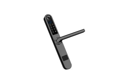 China S30 Digital Fingerprint Aluminum Sliding Door Lock with 38mm Width and 300 User Capacity in Silver/Black/Golden for sale