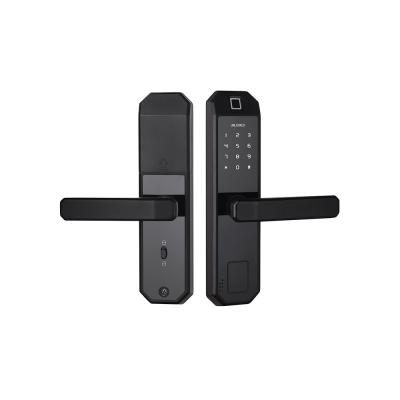 China Electric Hotel Fingerprint Door Lock With Touch Password Screen for sale