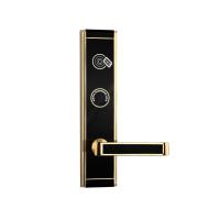 China Digital Key Card Hotel Door Lock Zinc Alloy 68x294mm 10000 Operations RFID for sale