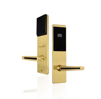 China Hotel Management System Key Card Door Lock 298x74x10mm Zinc Alloy CE RoHS FCC for sale