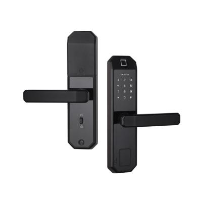 China H01 Semiconductor Sensor Fingerprint Door Lock with 4 Unlock Methods and 300 Data Capacity - Zinc Alloy Construction for sale