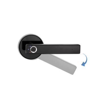 China FPC Smart Fingerprint Door Handle Lock - Zinc Alloy Construction, 100 Fingerprint Capacity, 2-Year Warranty for sale