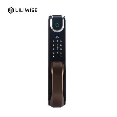 China Automatic Fingerprint Door Lock Zinc Alloy 410mm 8.4V Smart Access Control for sale