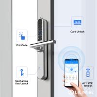 China S31A Smart Bluetooth Door Lock with 38mm Slim Panel - 6V Battery Powered, 5 Unlock Methods for sale