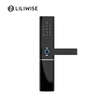 China Smart Zinc Alloy Fingerprint Door Lock with 6 Unlock Methods - 200 Fingerprint Capacity & 3000+ Battery Cycles for sale