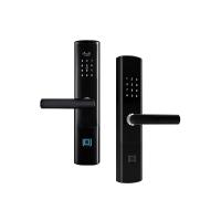 China Smart Fingerprint Door Lock Bluetooth Electronic Mortise Lock 6-in-1 Unlock 40-120mm Door Thickness for sale
