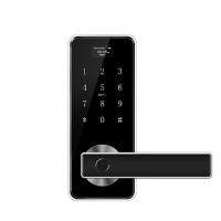 China Zinc Alloy Fingerprint Door Lock with 4 Unlock Ways and 300 Data Capacity for sale