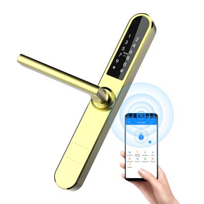 China S31A 38mm Smart Aluminum Door Lock with 5 Unlock Methods - WiFi, Bluetooth, Card, PIN & Key for 30-80mm Doors for sale