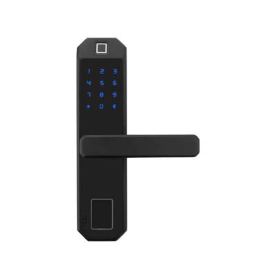 China WiFi Bluetooth Fingerprint Door Lock Zinc Alloy 300pcs Data Capacity Smart Lock for sale