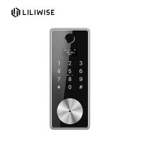 China Automatic Deadbolt Door Lock Fingerprint Keyless Entry Smart Lock 150mm 60mm Zinc Alloy for sale