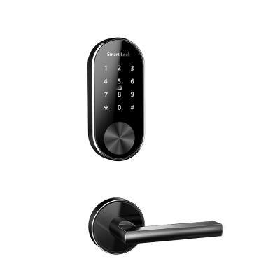 China Aluminum Alloy WiFi Bluetooth Split Apartment Door Lock 30-80mm Remote Management for sale