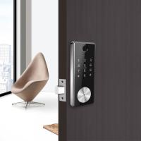 China Smart Apartment Deadbolt Lock Bluetooth WiFi Fingerprint Card Code 6-in-1 Zinc Alloy 30-65mm Door for sale