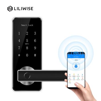 China Smart Fingerprint Door Lock WiFi Bluetooth 6-in-1 Keyless Entry 10000 Times Battery Lifespan for sale
