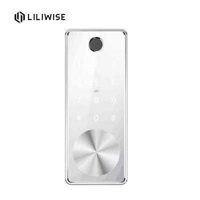China LILIWISE T11B WiFi Smart Door Lock 150x60mm Zinc Alloy with 6 Unlock Methods and FPC Fingerprint Reader for sale