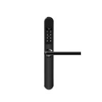 China S30A Intelligent Aluminum Door Lock - 280×38×25mm Black Alloy Hotel Key Card System with 6V Battery for sale