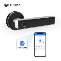 China LILIWISE N20 Smart Digital Fingerprint Door Lock - 142mm Handle, 4 Unlock Methods, Zinc Alloy Security for sale