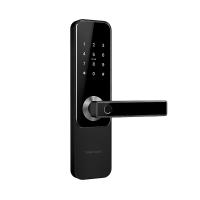 China APP Fingerprint Electronic Door Lock with Touch Screen Keypad - 300 Data Capacity, 6V Battery Powered for 40-120mm Doors for sale