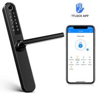 China S31B Stainless Steel Smart Digital Lock with 6 Unlock Methods - 280mm x 38mm Size for 30-80mm Doors for sale