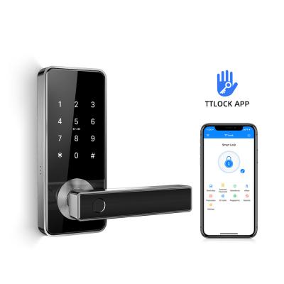 China OEM Smart Code Door Lock H11B with 6 Unlock Methods, FPC Fingerprint Sensor & 10,000 Operation Battery Life for sale