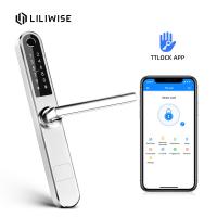 China S31B Smart Security Bluetooth Door Lock 38mm Slim 304 Stainless Steel with FPC Fingerprint Reader and 6 Unlock Methods for sale