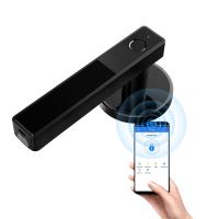 China Smart Fingerprint Door Lock WiFi BLE 4-in-1 Unlock for Wooden Door 30-70mm for sale