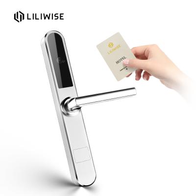 China Keyless Electric RFID 30uA Hotel Room Security Door Locks for sale
