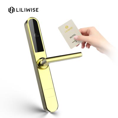 China RoHS RFID Hotel Door Lock P33 - 30-80mm Door Thickness, 10,000 Operations Battery Life, WiFi Management System for sale