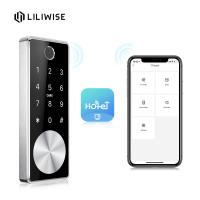 China Smart Hotel WiFi Door Lock with Fingerprint and PIN Code 150mm 60mm for sale