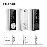 China Smart WiFi Door Lock Bluetooth Fingerprint Deadbolt 6 in 1 Access for 30-65mm Doors for sale