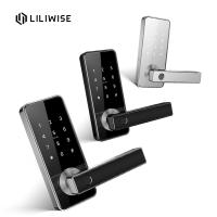 China WiFi Smart Fingerprint Door Lock with Bluetooth App Control 6-in-1 Unlock Zinc Alloy for sale