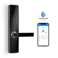 China H51B Smart Door Lock with 6 Unlock Methods - 335mm Panel, 0.1s Fingerprint Recognition, FCC/CE Certified for sale