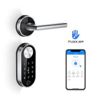 China Electronic Door Locks Aluminum Alloy Biometric Bluetooth Door Lock for sale