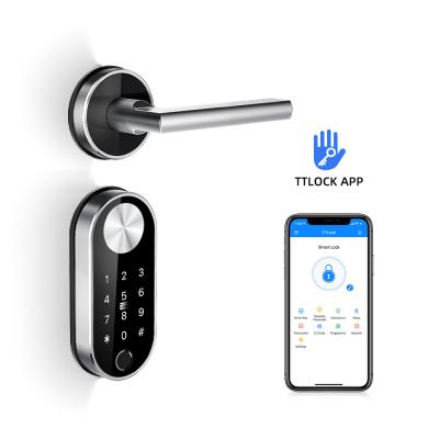 China Electronic Door Locks Aluminum Alloy Biometric Bluetooth Door Lock for sale