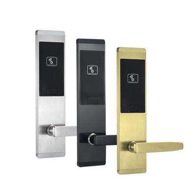 China P12 Commercial Hotel Door Lock - 6V RFID Keyless Entry System for 30-70mm Doors with 10,000 Operation Battery Life for sale
