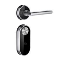 China Smart RFID Hotel Door Lock with Key Card Reader 35-80mm Door Thickness Electronic Security Lock for sale