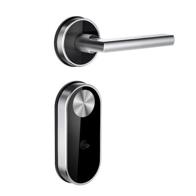 China Smart RFID Hotel Door Lock with Key Card Reader 35-80mm Door Thickness Electronic Security Lock for sale