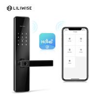 China H51B-H Smart Hotel Door Lock with 5 Unlock Methods - Fingerprint, Card, PIN, WiFi App & Mechanical Key for sale