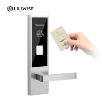 China P35 Hotel RFID Keyless Door Lock - 6V Battery Powered with 10,000 Cycle Life for 35-65mm Doors for sale