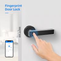 China N20 WiFi Smart Fingerprint Door Lock - 4 Unlock Methods, 10,000 Operations Battery Life, 30-65mm Door Fit for sale