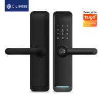 China ODM Hotel Security IP65 Electronic Door Lock - 6 Unlock Methods, 270mm x 70mm Zinc Alloy Construction for sale