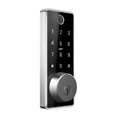 China Compact WiFi Smart Door Lock with PIN Code Unlock 150mm 60mm Zinc Alloy for sale