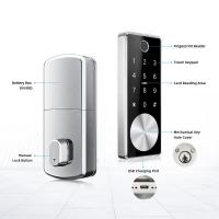 China Zinc Alloy WiFi Smart Door Lock with BLE APP Fingerprint 6-in-1 Unlock for Airbnb for sale