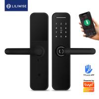 China Tuya TTlock WiFi Smart Lock Fingerprint Biometric Door Lock 6-in-1 290mm for sale