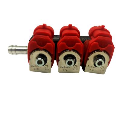 China LLANO LN-VTK03 Injector Rail For 3 Cylinder 3 Ohm LPG CNG Cars for sale