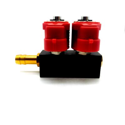 China LLANO LN-VTK02 2 Cylinder Injector Rail For GPL GNV Car Fuel System for sale