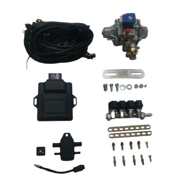 China CNG LPG Mini Conversion Kits Covers 32 Pin ECU 4 Cylinder Injector Rail LPG CNG Reducer for sale